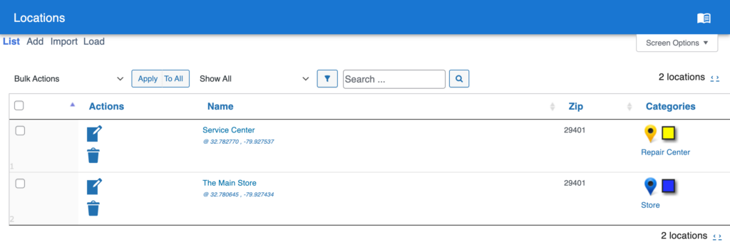 Store Category Management Improvements | Store Locator Plus®
